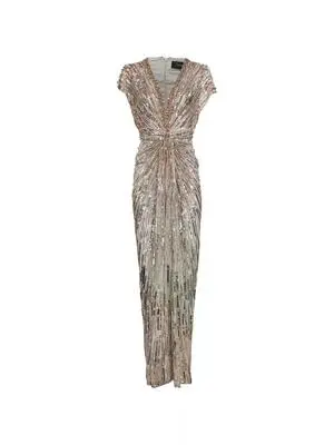 Jenny Packham Lacie Maxi Dress - Neutrals