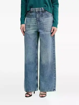 Sisley Patch-pocket Wide-leg Jeans
