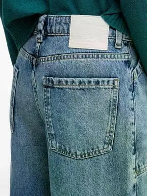 Sisley Patch-pocket Wide-leg Jeans