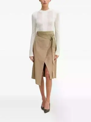 Sisley Open-knit Long-sleeve Top
