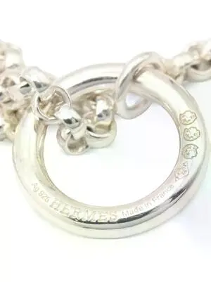 Hermès Chaine D'ancre Area Ii Twist Necklace - Silver