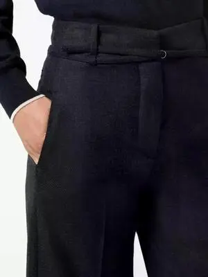 Paul & Shark Wool Twill Palazzo Trousers