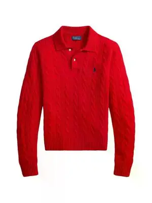 Polo Ralph Lauren Cable-knit Polo Top