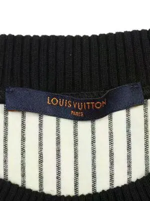 LOUIS VUITTON 2010s Chain-print Quilted Sweater