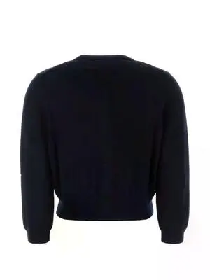 MARANT ETOILE Lona Logo-intarsia Cardigan - Blue