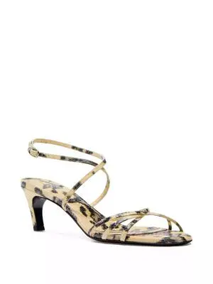 Proenza Schouler Uma Embossed-python Sandals