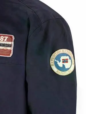 NAPAPIJRI Logo-patch High-neck Jacket