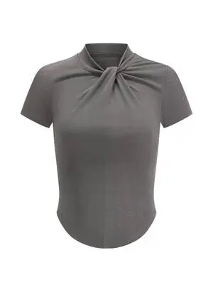 OUDE WAAG Knotted Ribbed Top