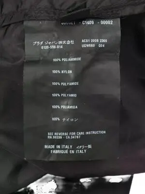 Prada 2000s Re-nylon Triangle Logo Hooded Jacket