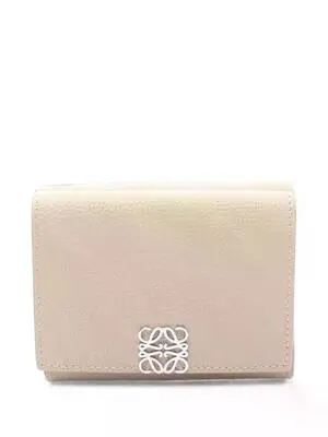 Loewe 2020s Anagram Trifold Wallet - Neutrals
