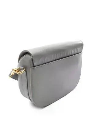 Dior 2020-2026 Medium Leather Bobby Crossbody Bag - Grey