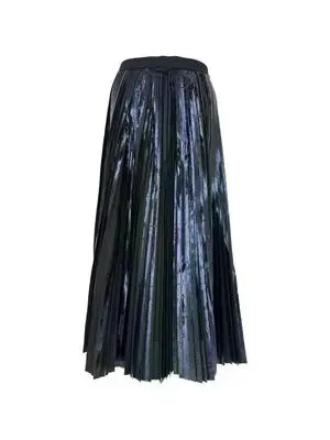 Proenza Schouler Pleated Metallic Skirt