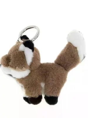 Maison Kitsuné Fox Bag Charm - Brown