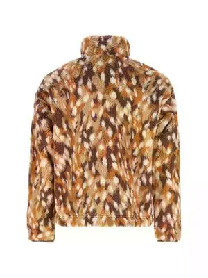 NAPAPIJRI Fleece-texture Zip-up Jacket - Brown