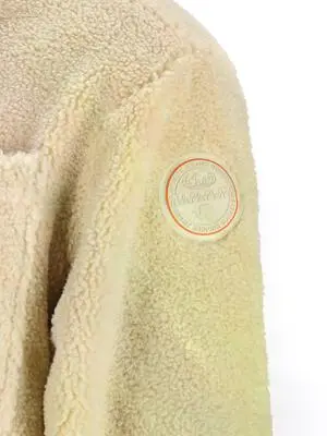 NAPAPIJRI Logo-embroidered Fleece Shirt Jacket