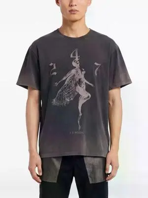 REPRESENT 247 Fallen Angel Graphic T-shirt - Black