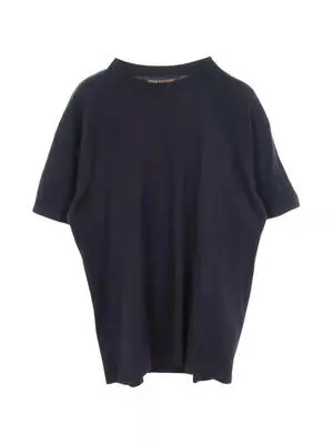 LOUIS VUITTON 2000s Monogram Knit T-shirt - Blue