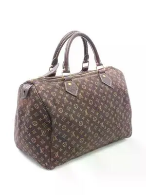 LOUIS VUITTON 2005 30 Mini Lin Speedy Monogram Handbag - Brown