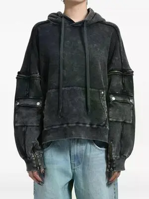 VIVAMUS Zip-detail Panelled Hoodie