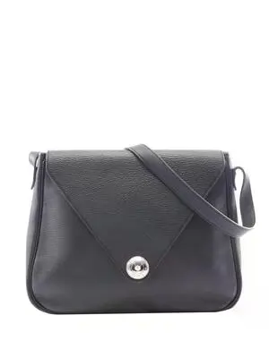 Hermès 1998 Clemence Christine Shoulder Bag - Black