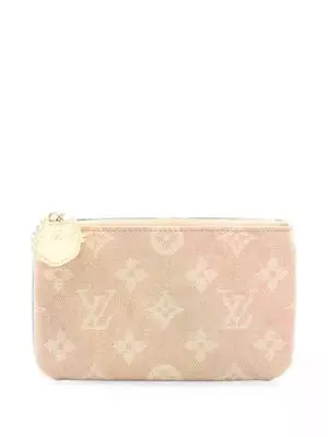 LOUIS VUITTON Monogram Pochette Clés Pouch - Neutrals