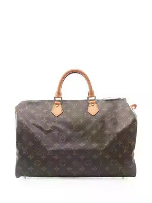 LOUIS VUITTON 1995 40 Speedy Monogram Handbag - Brown