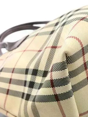 Burberry 2000s Nova Check Tote Bag - Neutrals