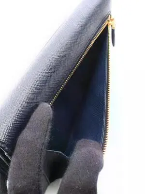 Prada 2010s Saffiano Bi-fold Long Wallet