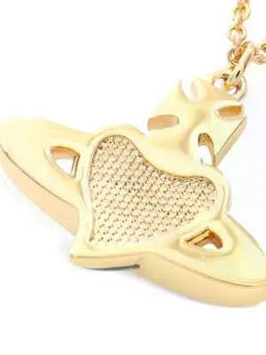 VIVIENNE WESTWOOD Tone Orb Heart Necklace - Gold
