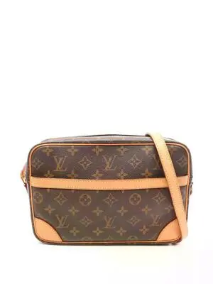 LOUIS VUITTON 2005 Monogram Trocadero 27 Crossbody Bag - Brown
