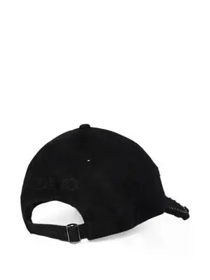 ALICE HOLLYWOOD Stud-embellished Distressed Cap