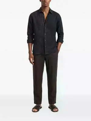 Orlebar Brown Giles Stitched Textured-linen Shirt