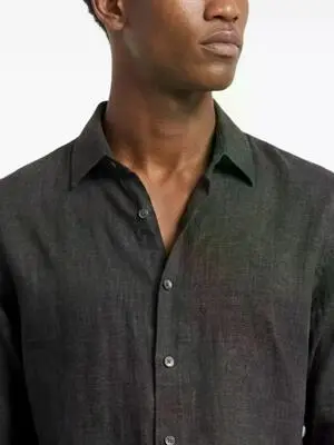 Orlebar Brown Giles Stitched Textured-linen Shirt