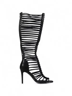 NIIHAI Lock Up Open-toe Heeled Sandals
