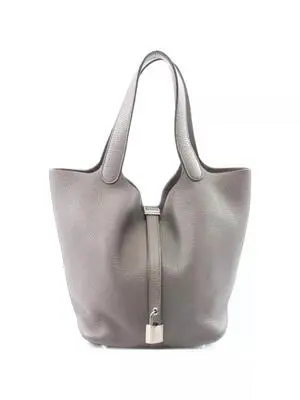 Hermès 2020 Mm Picotin Lock Tote Bag - Grey