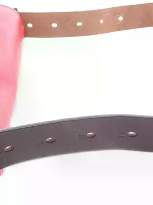 Hermès Leather Balda Shoulder Bag - Red