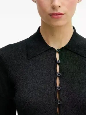 Sisley Button-up Collared Cardigan