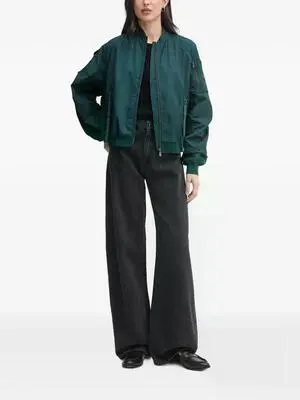 Sisley Open-knit Ribbed-trim Sweater