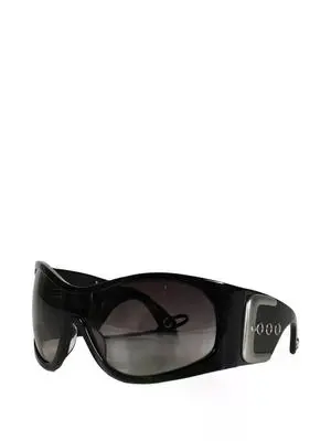 JADED LONDON Alva Buckle-detail Geometric-frame Sunglasses