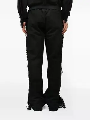 AUSTIN POST Fringed Track Pants