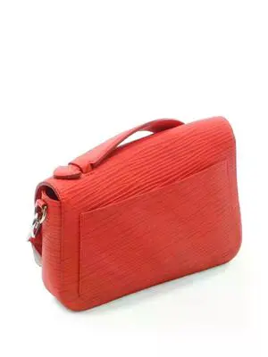 LOUIS VUITTON 2010s Xl Monceau Distorted Epi Shoulder Bag - Red