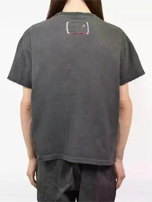 NO BISHOP NO KING 1-800-no Graphic-print Washed T-shirt