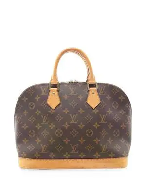 LOUIS VUITTON 1998 Mm Alma Monogram Tote Bag - Brown