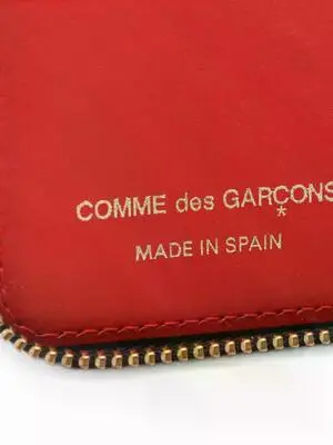 Comme Des Garçons Huge Logo Zip-around Wallet