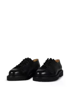 JACQUES SOLOVIÈRE PARIS Edouard Lug Bold Grained Leather Derby Shoes