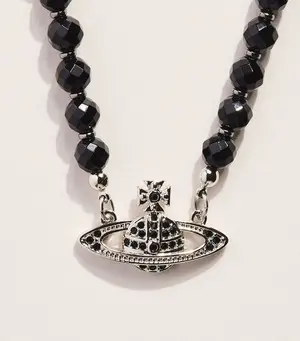 VIVIENNE WESTWOOD Man. Messaline Choker - Black