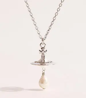 VIVIENNE WESTWOOD Aleksa Pendant Necklace - Ivory