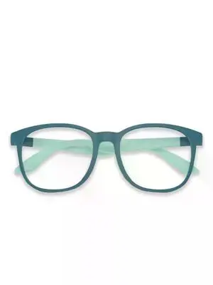 Emporio Armani Round-frame Glasses - Blue