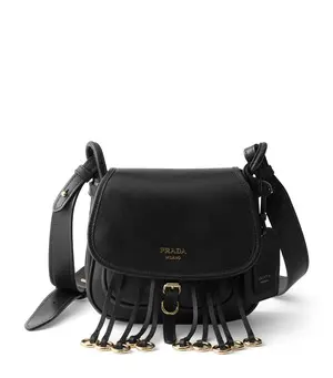 Prada Corsaire Leather Shoulder Bag