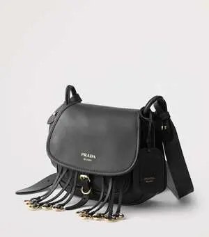 Prada Corsaire Leather Shoulder Bag